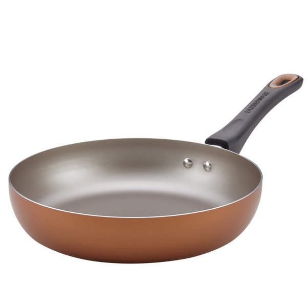 Farberware Performance Aluminum Nonstick Deep Frying Pan / Skillet, 12 Inch, Copper & Reviews ...